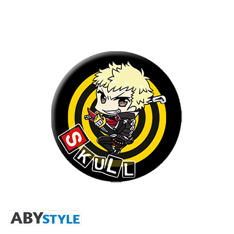 Persona 5 - Set of 6 Pin Badges - Phantom Thieves 'Chibi'