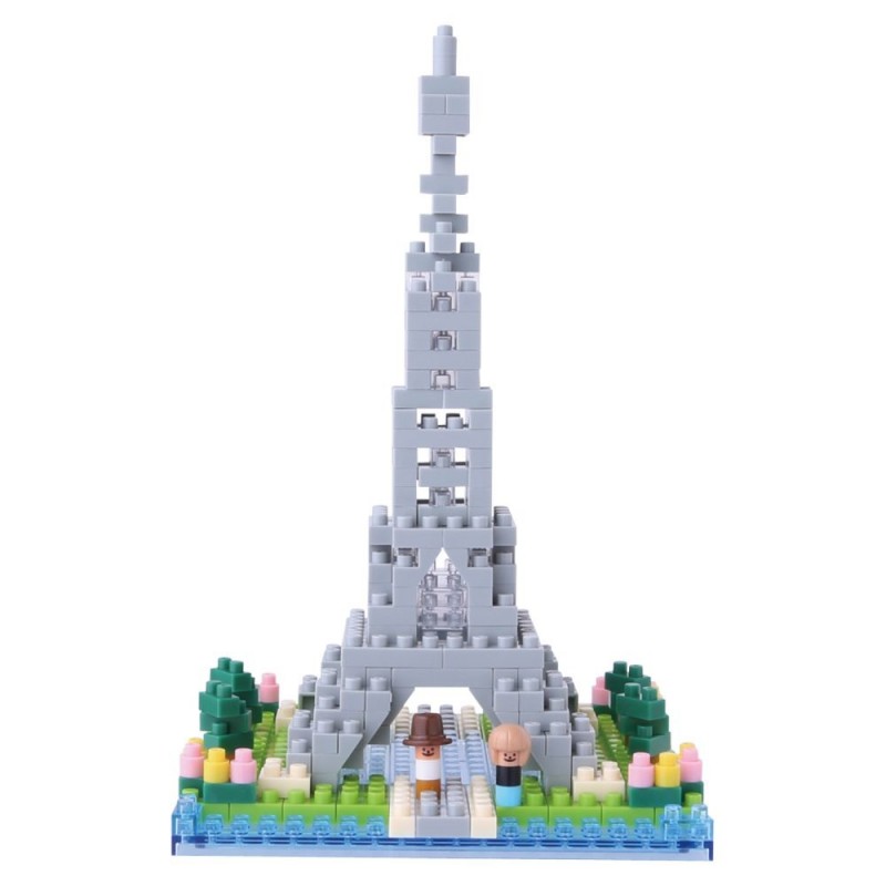Banks of the Seine in Paris (Eiffel Tower) NBH-097 NANOBLOCK | Sights to See series