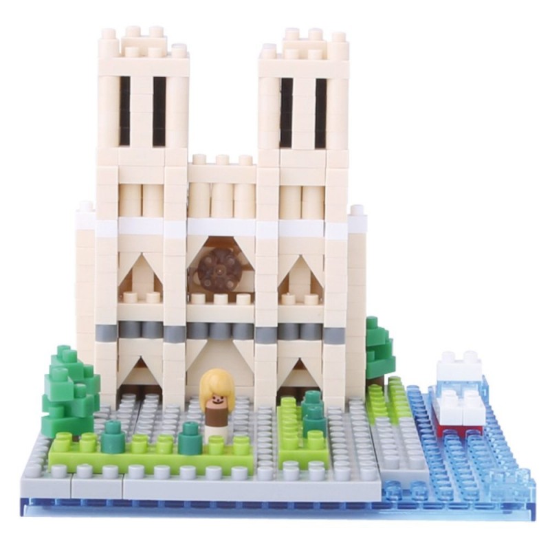 Cathédrale Notre-Dame de Paris NBH-093 NANOBLOCK mini bloques de construction japonaise | Sights ...