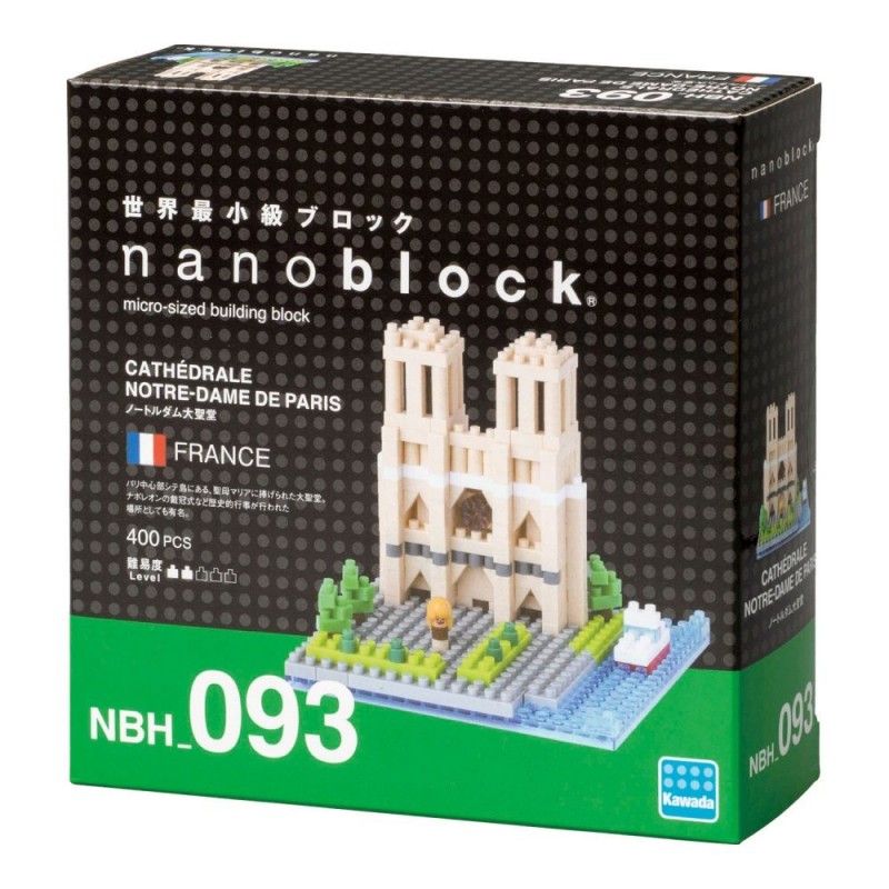 Cathédrale Notre-Dame de Paris NBH-093 NANOBLOCK mini bloques de construction japonaise | Sights ...
