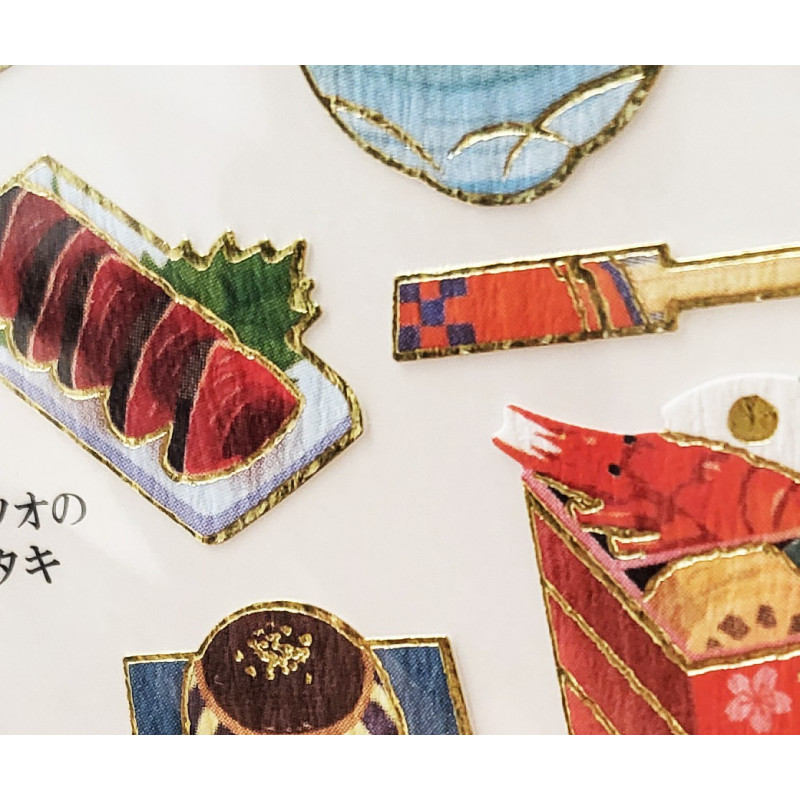 'Japanese cuisine' Otonano-Zukan Paper stickers
