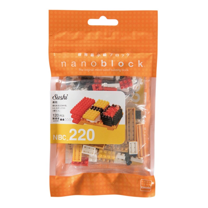 Sushi NBC-220 NANOBLOCK mini bloques de construction japonaise | Miniature series