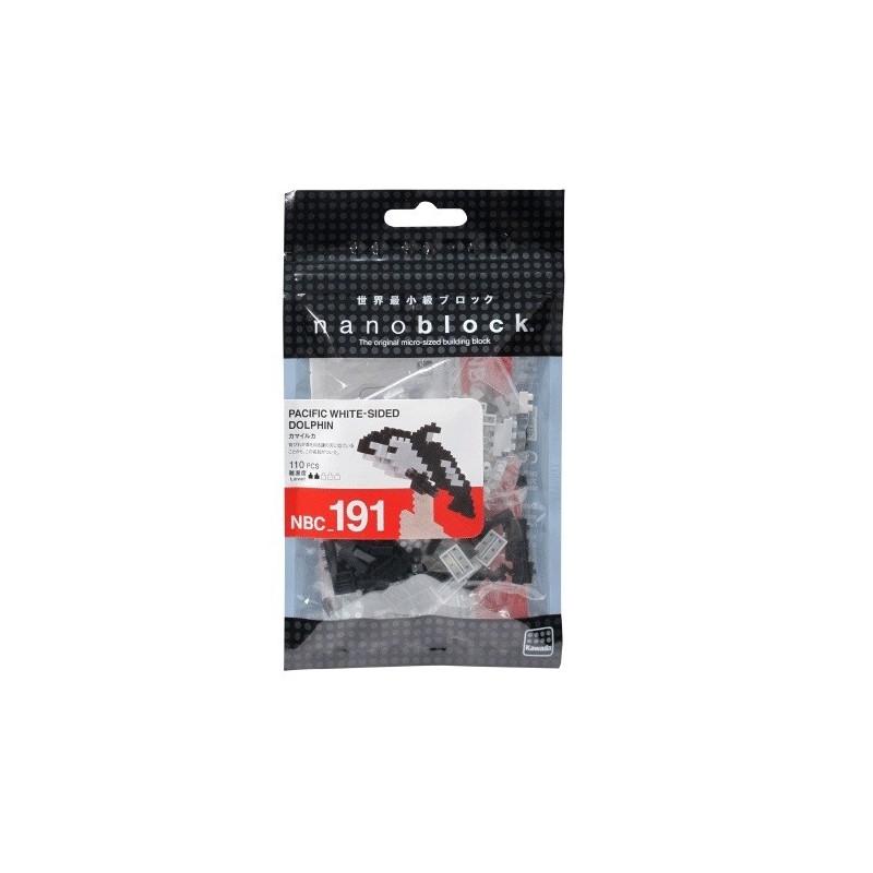 Pacific White Sided Dolphin NBC-191 NANOBLOCK the Japanese mini ...