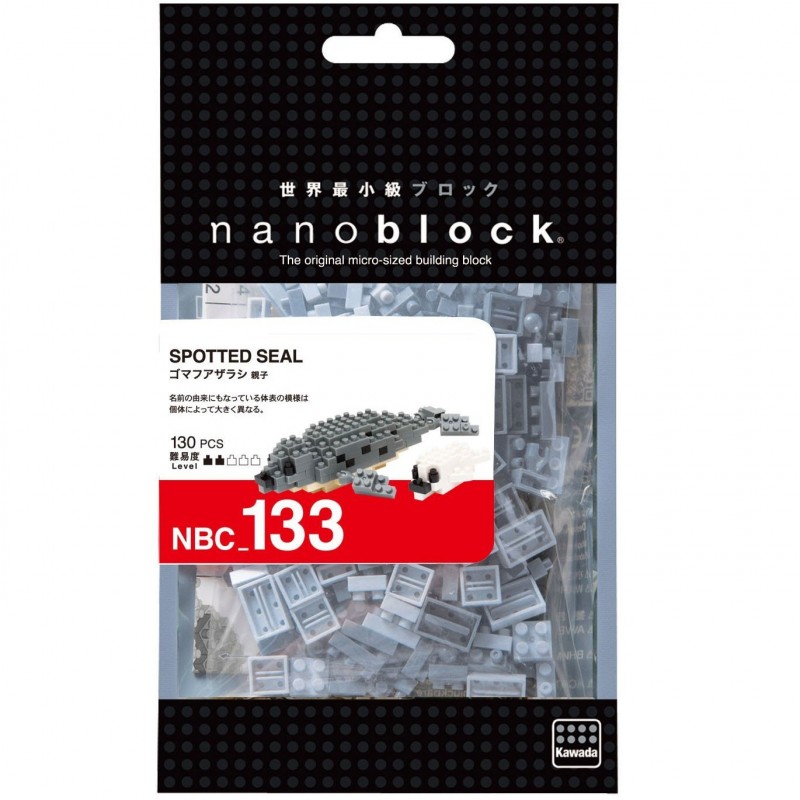 Spotted Seal NBC-133 NANOBLOCK | Miniature series