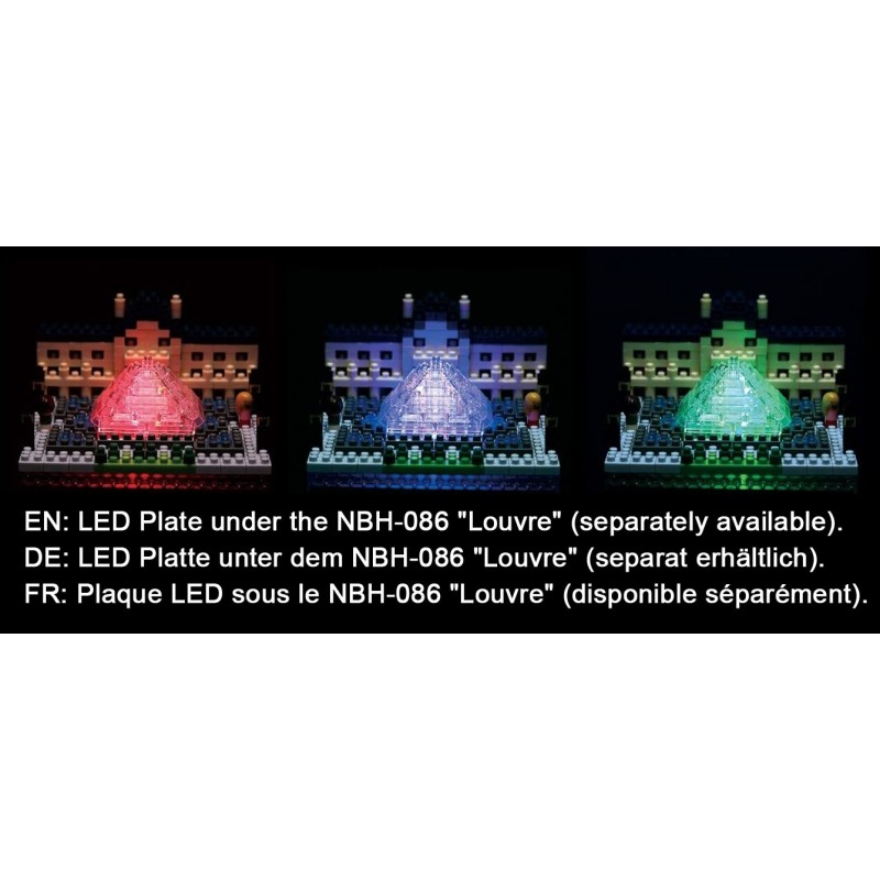 LED Platte mit USB NB-026 (20x20) Nanoblock
