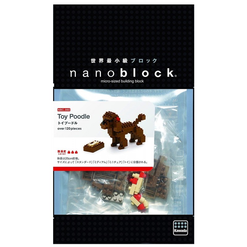 Caniche jouet NBC-060 NANOBLOCK mini bloques de construction japonaise | Miniature series