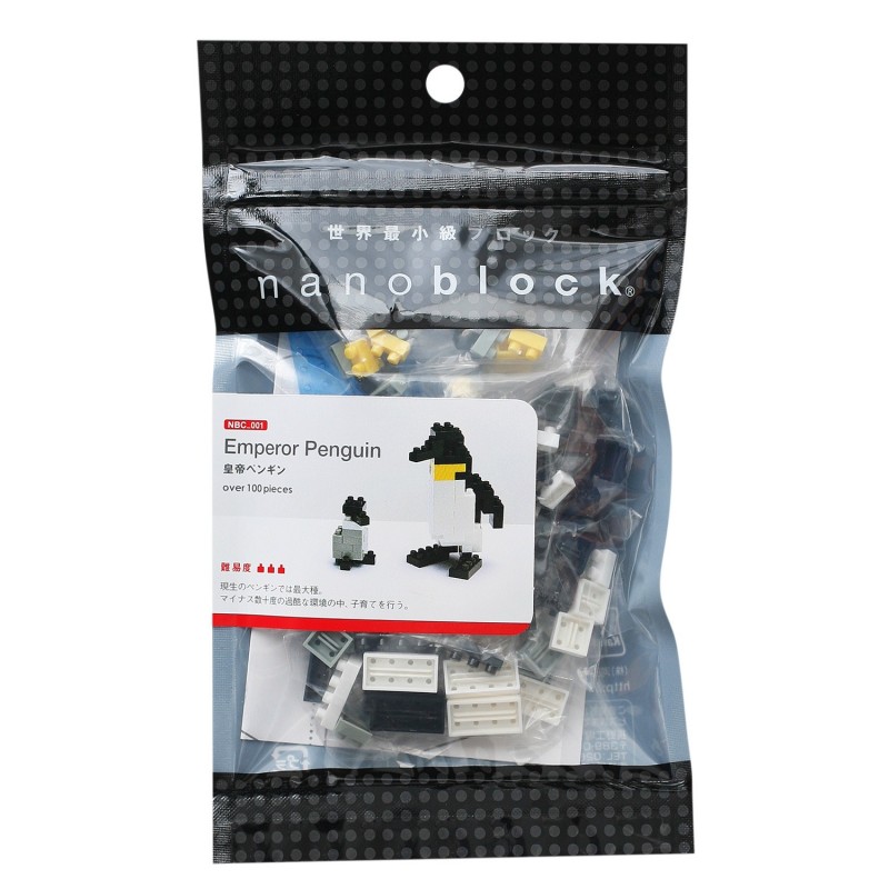 Manchot empereur NBC-001 NANOBLOCK mini bloques de construction japonaise | Miniature series