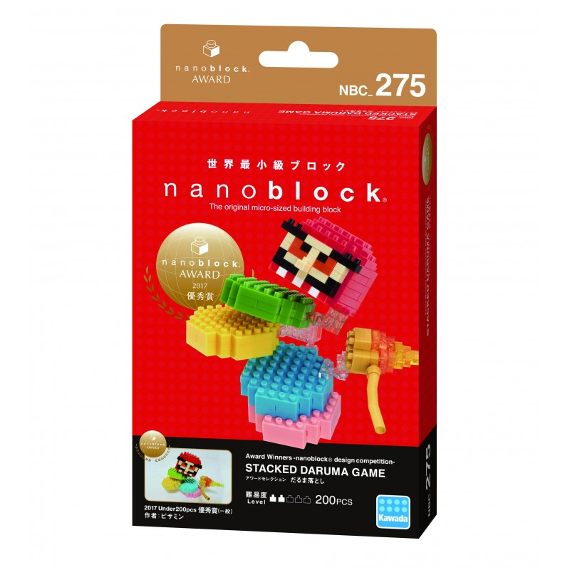 Stacked Daruma Game NBC-275 NANOBLOCK the Japanese mini construction ...