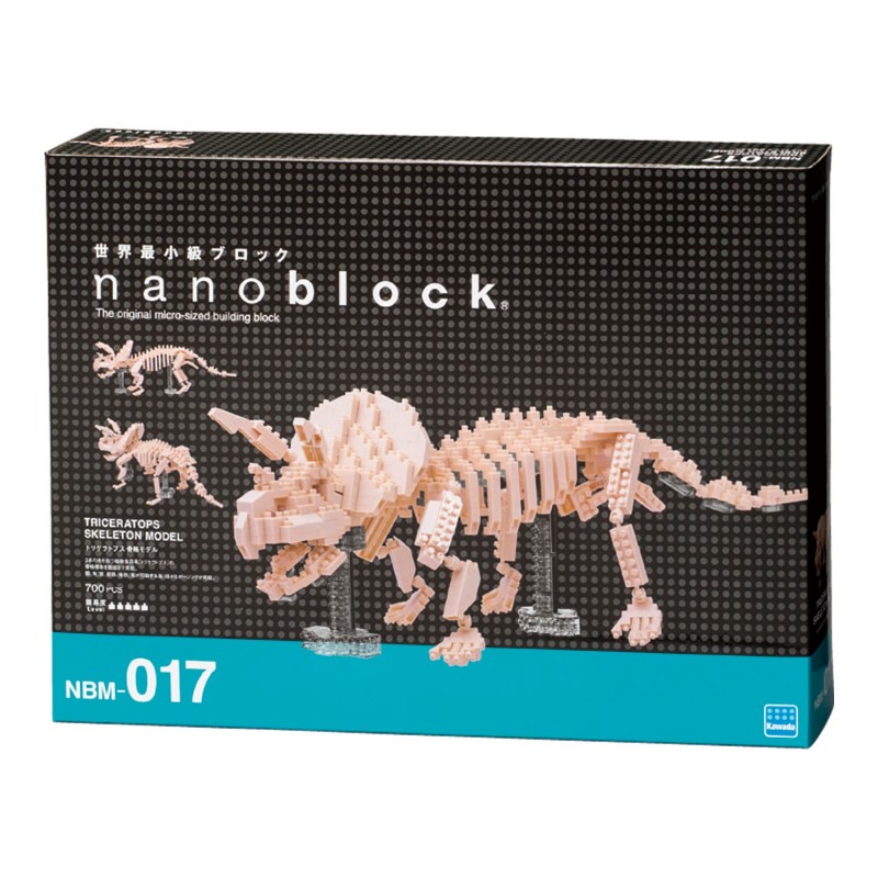 Triceratops skeleton NBM-017 NANOBLOCK | Middle Series