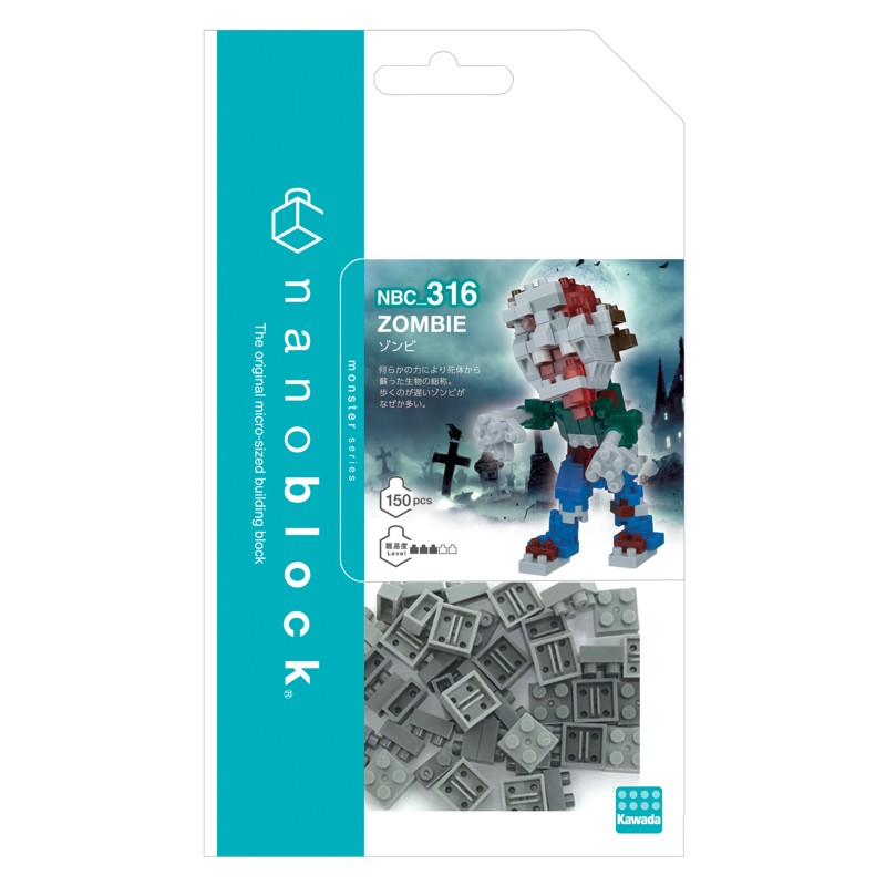 Zombie NBC-316 NANOBLOCK the Japanese mini construction block ...