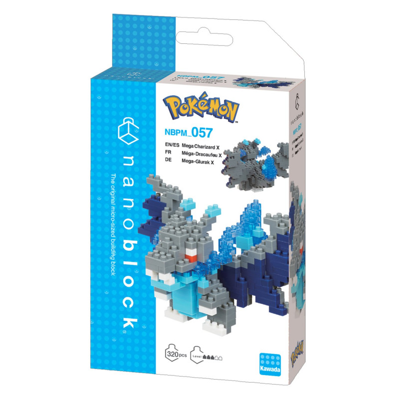 Mega Charizard X NBPM-057 NANOBLOCK meets Pokemon