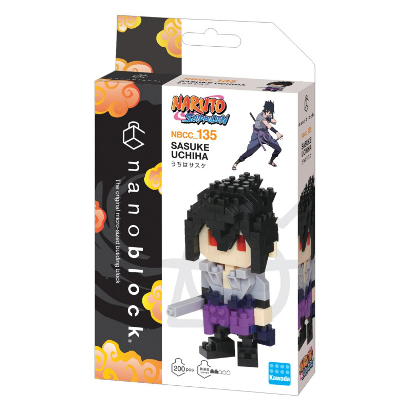 Sasuke Uchiha NBCC-135 NANOBLOCK the Japanese mini construction block ...
